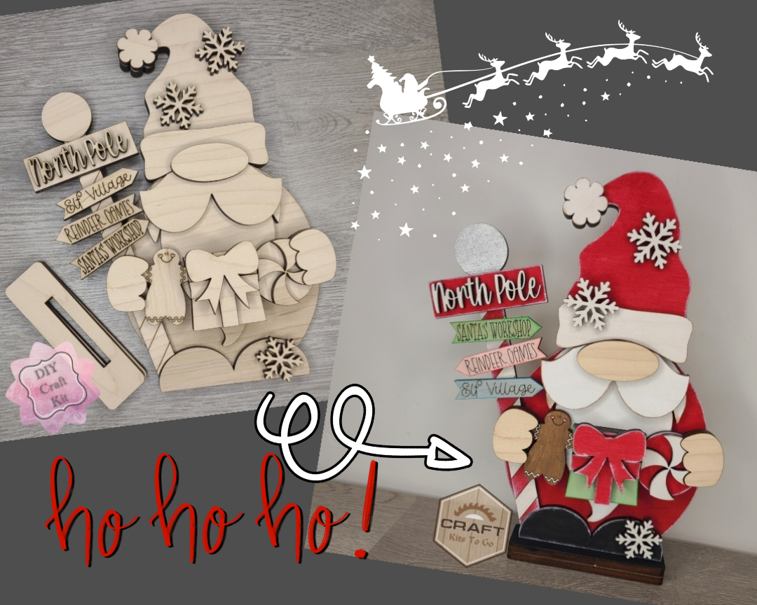 Santa Gnome | #30026 – Craft Kits 2 Go