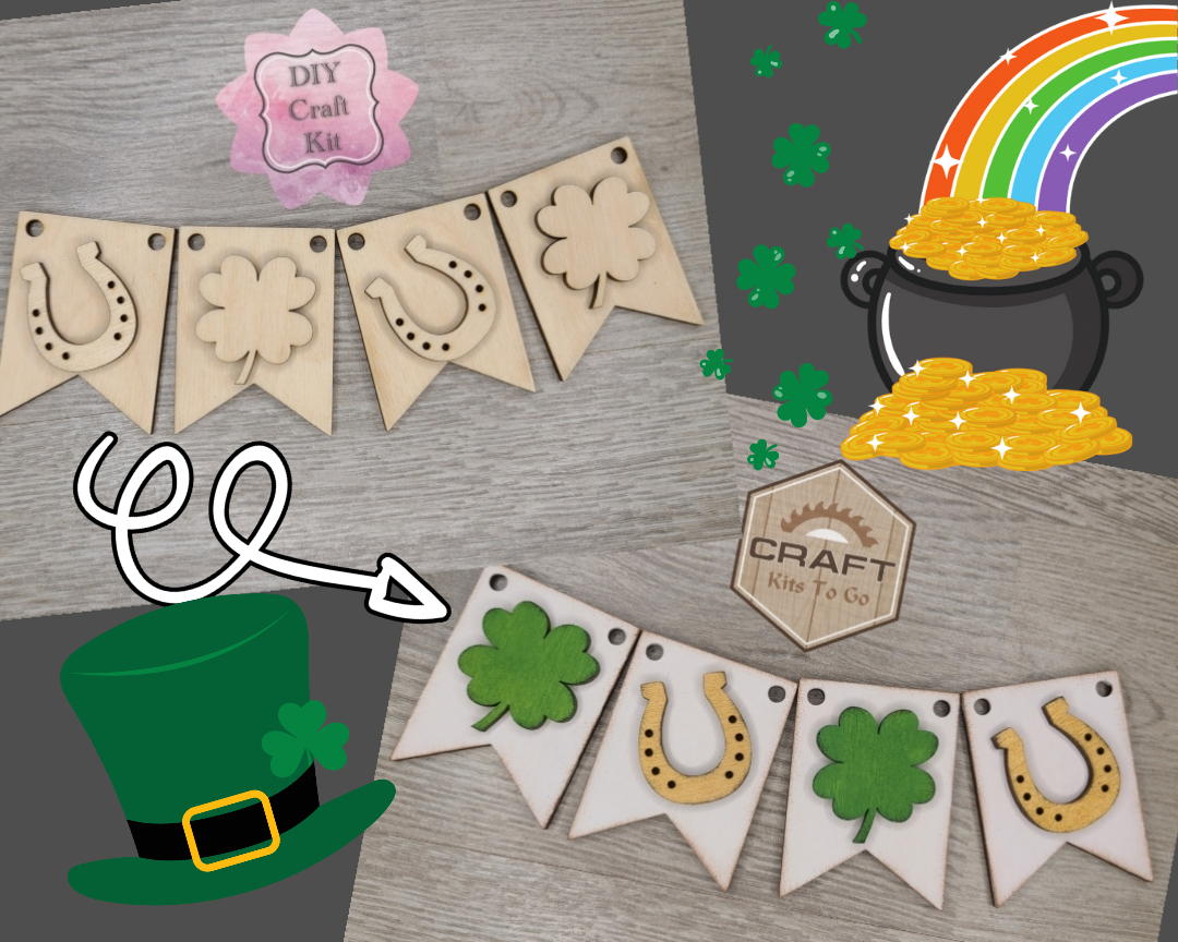 St. Patrick's Day Bunting | #3932 – Craft Kits 2 Go