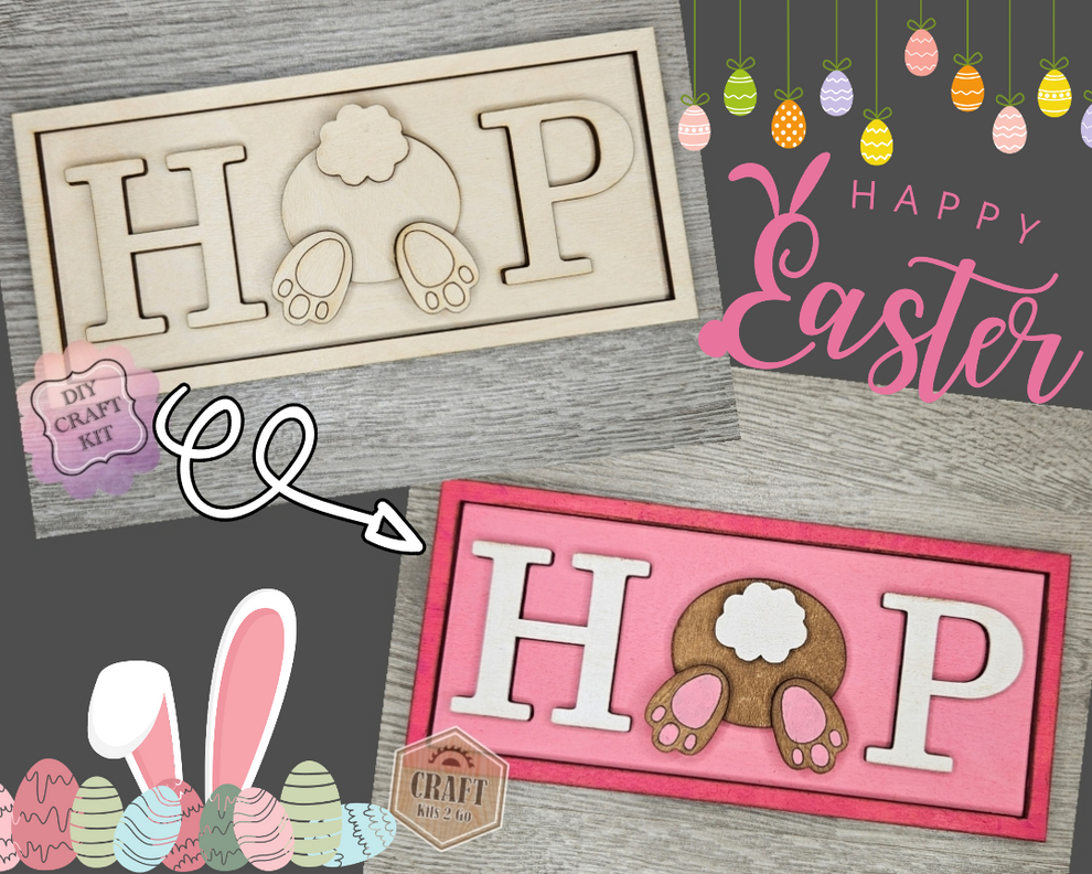 Easter Bunny HOP | #3994 – Craft Kits 2 Go
