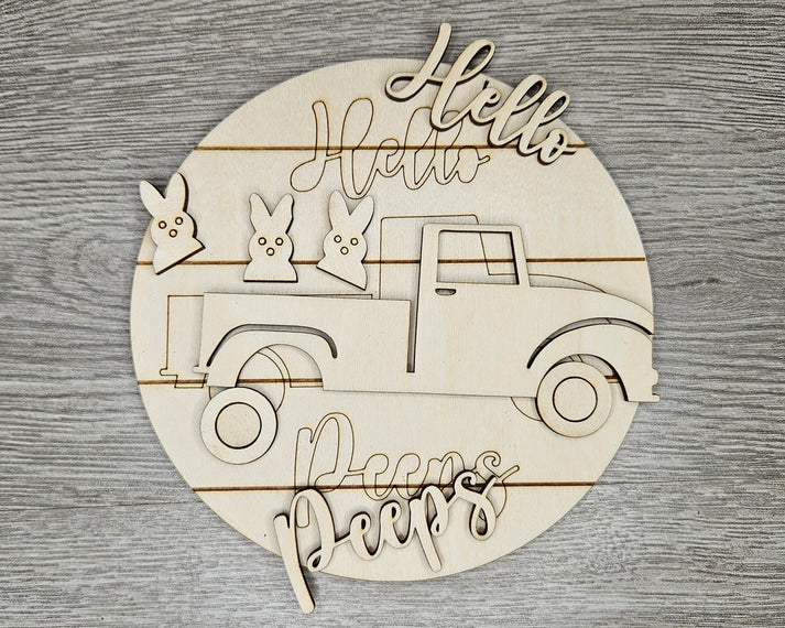 Hello Peeps Sign | #2477 – Craft Kits 2 Go