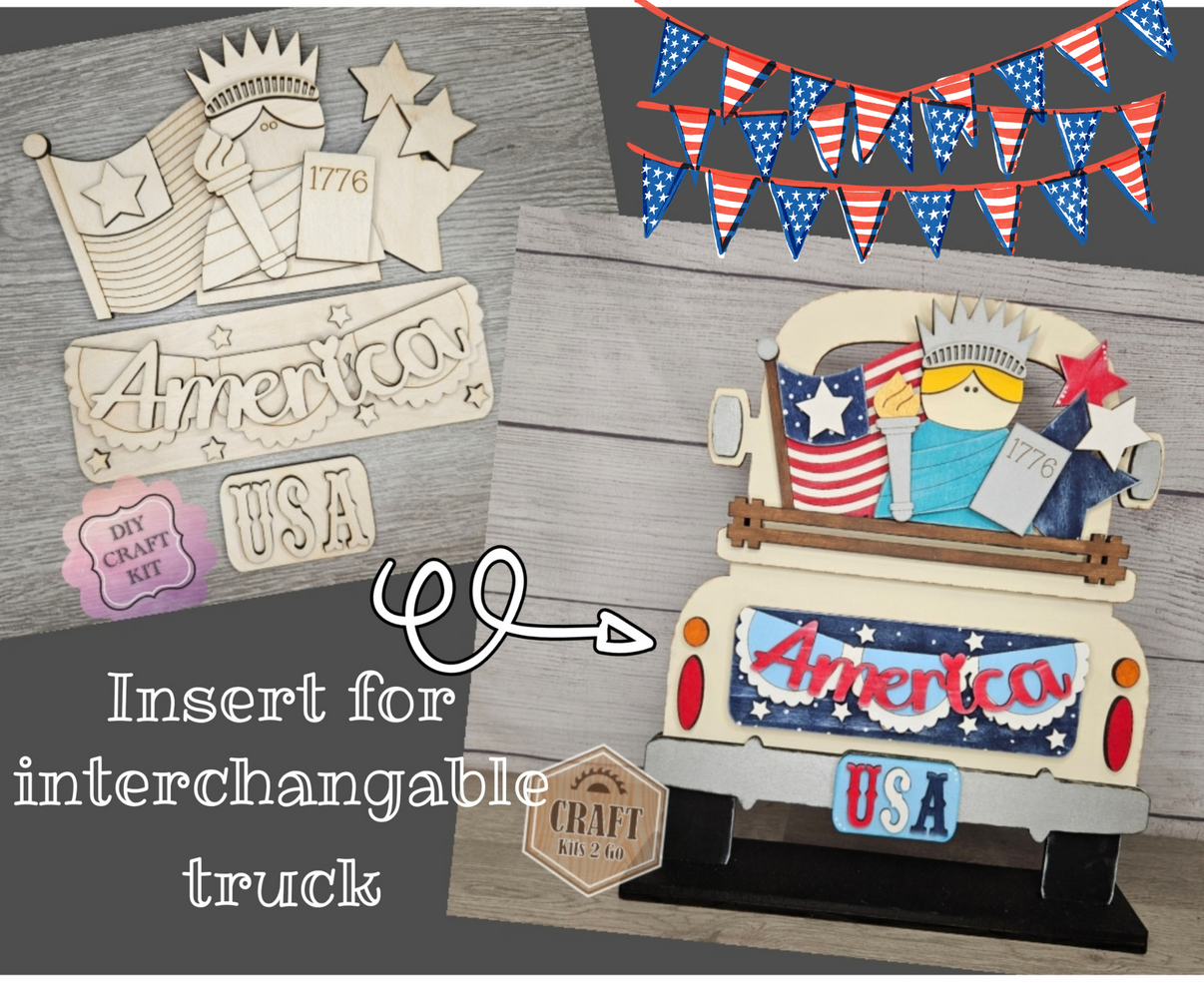 Interchangeable Truck | 4TH OF JULY LIBERTY INSERT | #200001 -14 ...