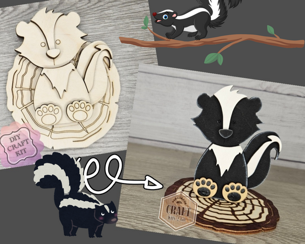 Skunk Shelf Sitter | #4082 – Craft Kits 2 Go