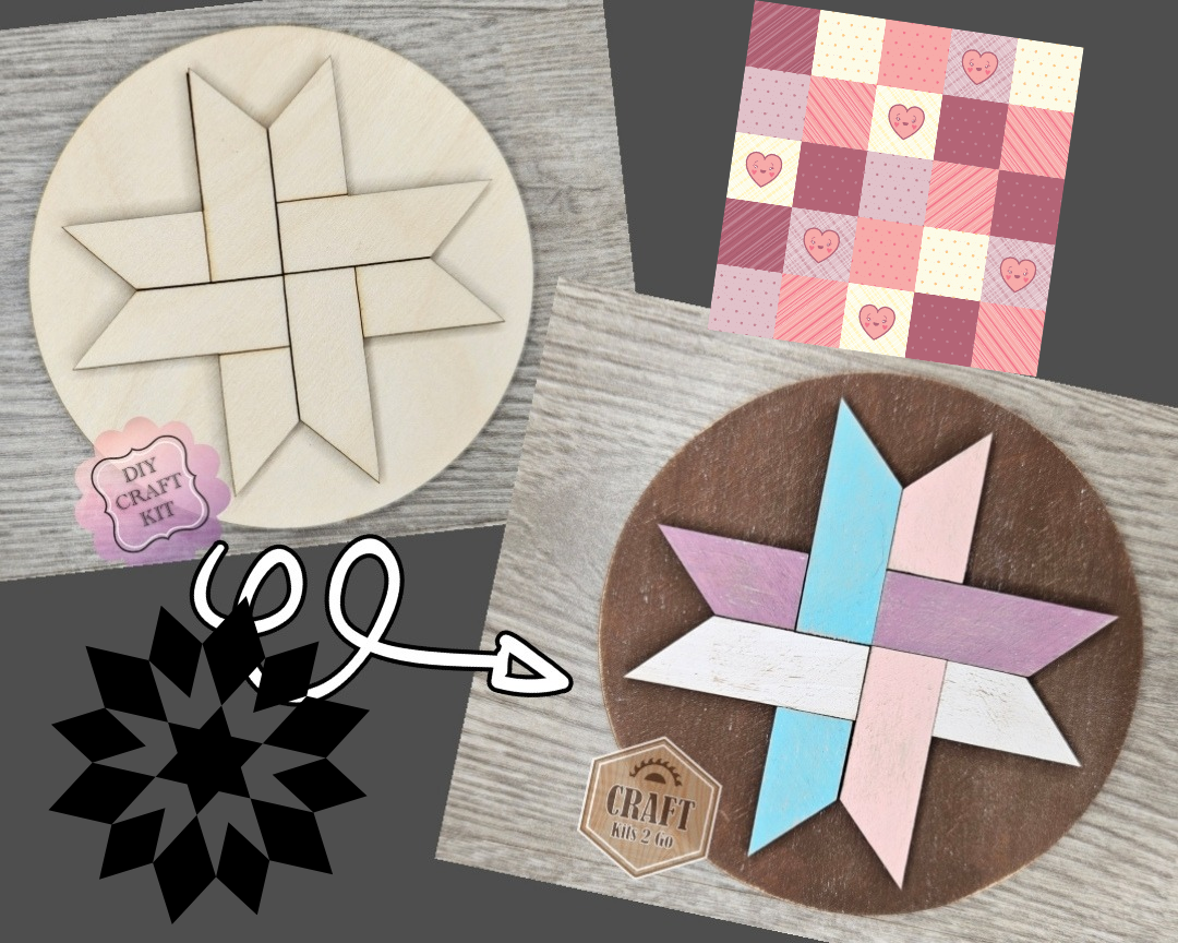 Woven Star Quilt Craft Kit | #4179 – Craft Kits 2 Go
