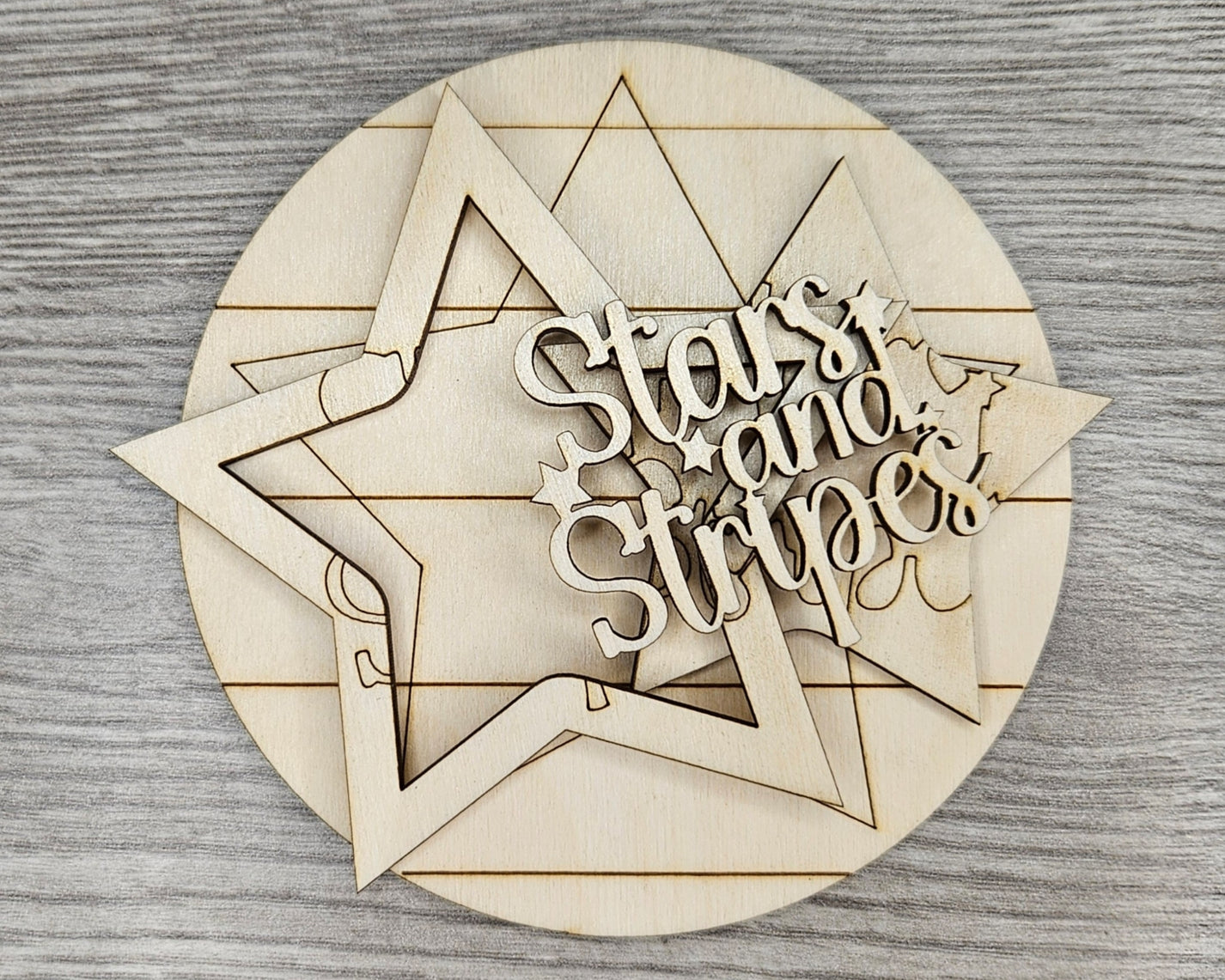 Stars & Strips Star Round | #4234 – Craft Kits 2 Go