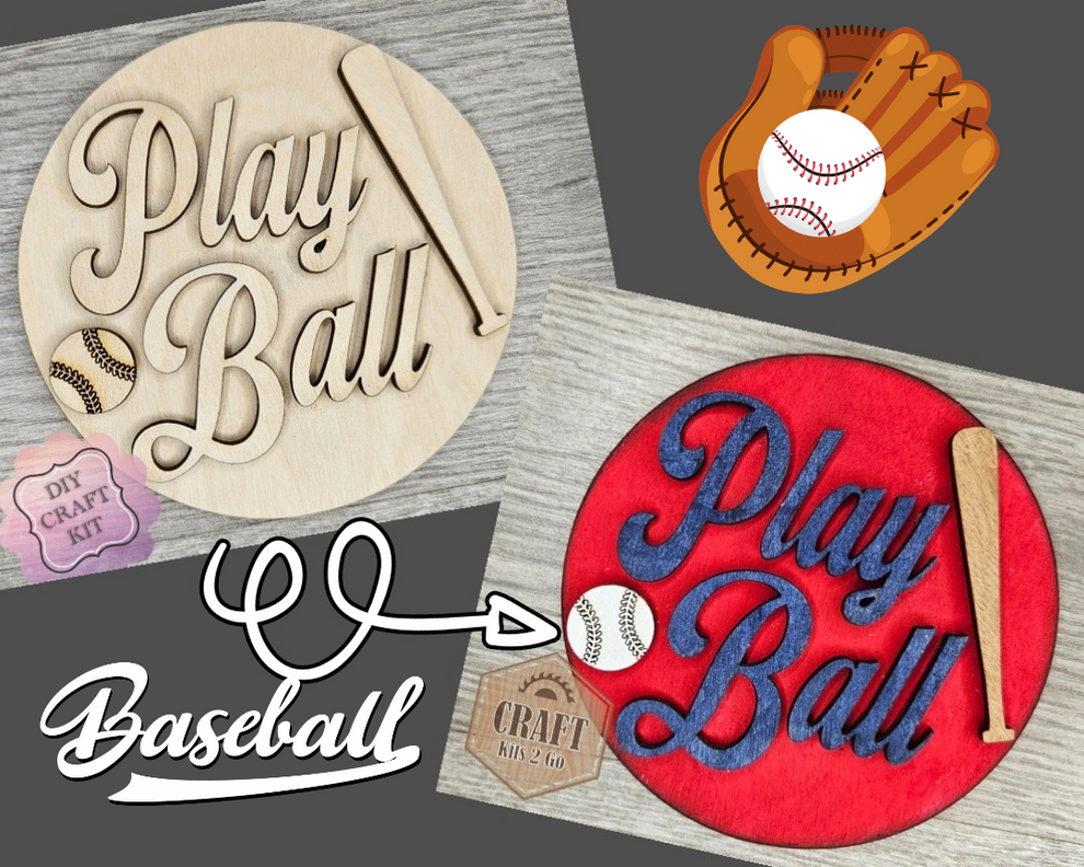 Play Ball Sign | #4315 – Craft Kits 2 Go