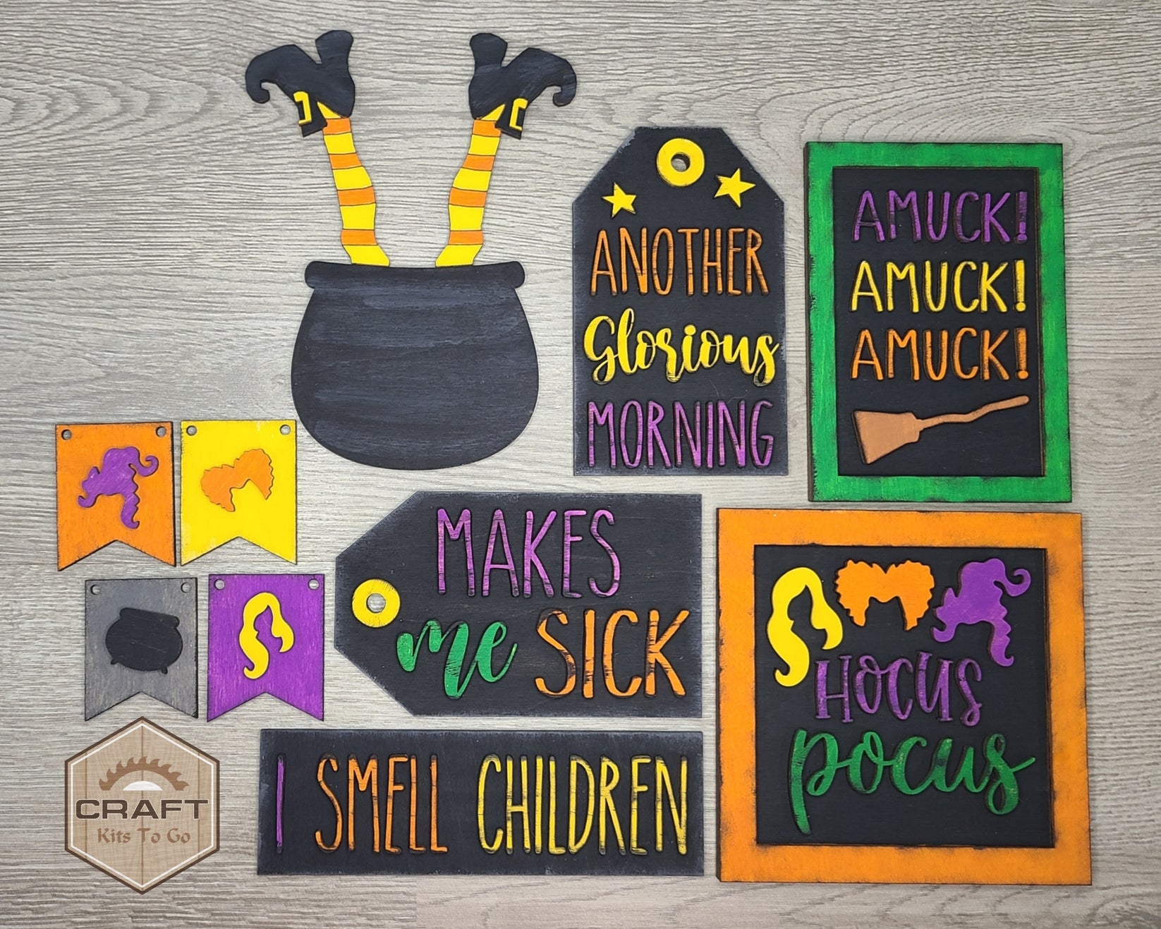 Hocus Pocus Tier Tray | #100040 – Craft Kits 2 Go