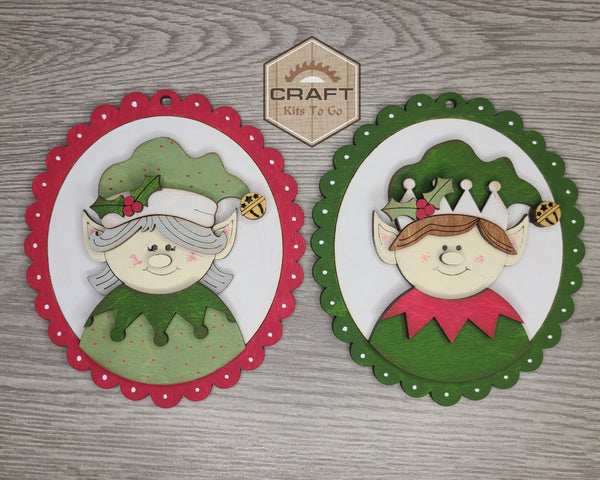 Christmas Elf Ornament | #3703 – Craft Kits 2 Go