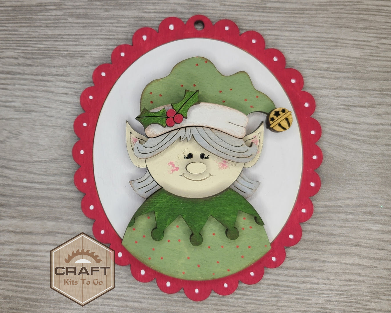 Christmas Elf Ornament | #3703 – Craft Kits 2 Go