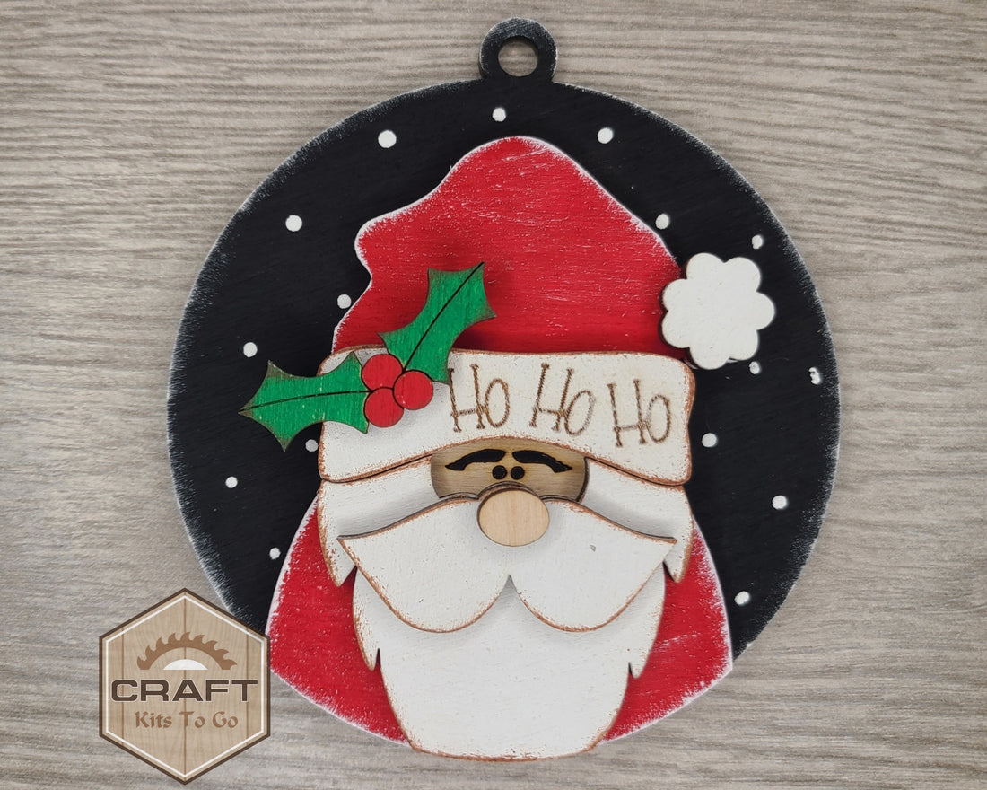 Santa Ornament | #3765 – Craft Kits 2 Go