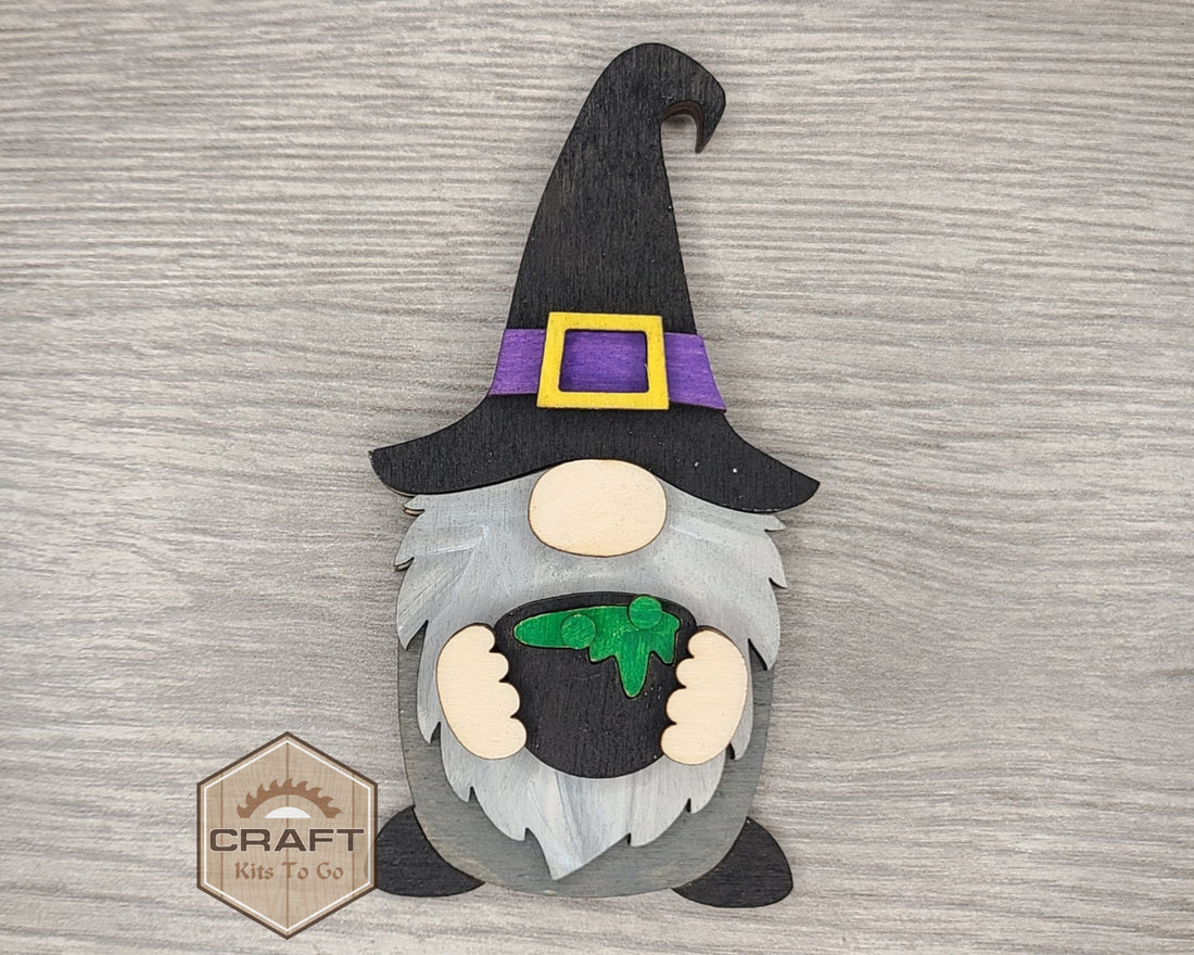 Witch Halloween Gnome | #3788 – Craft Kits 2 Go