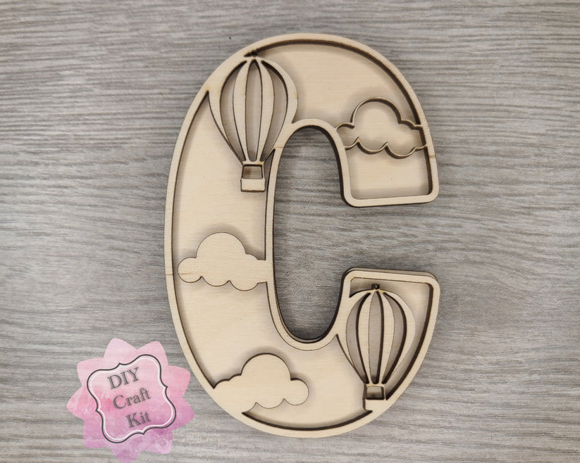 Hot Air Balloon Letters & Numbers | #3397 – Craft Kits 2 Go