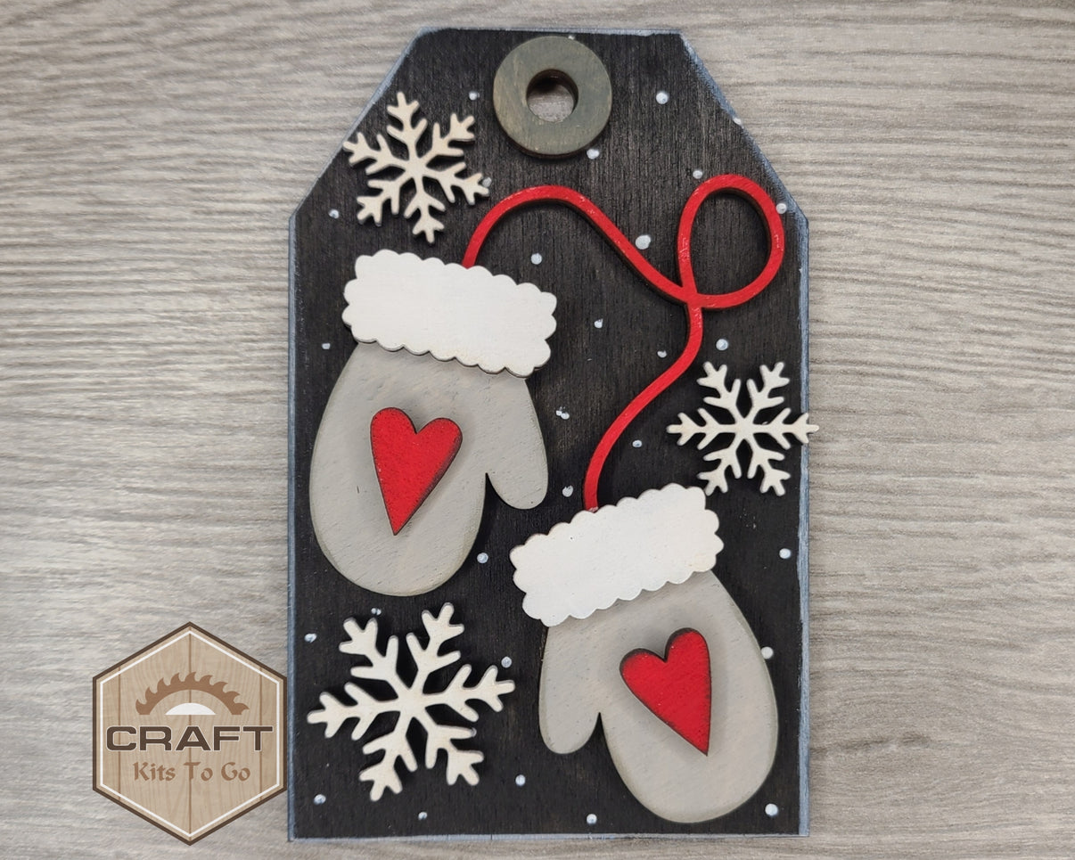 Christmas Mitten Tag | #3777 – Craft Kits 2 Go