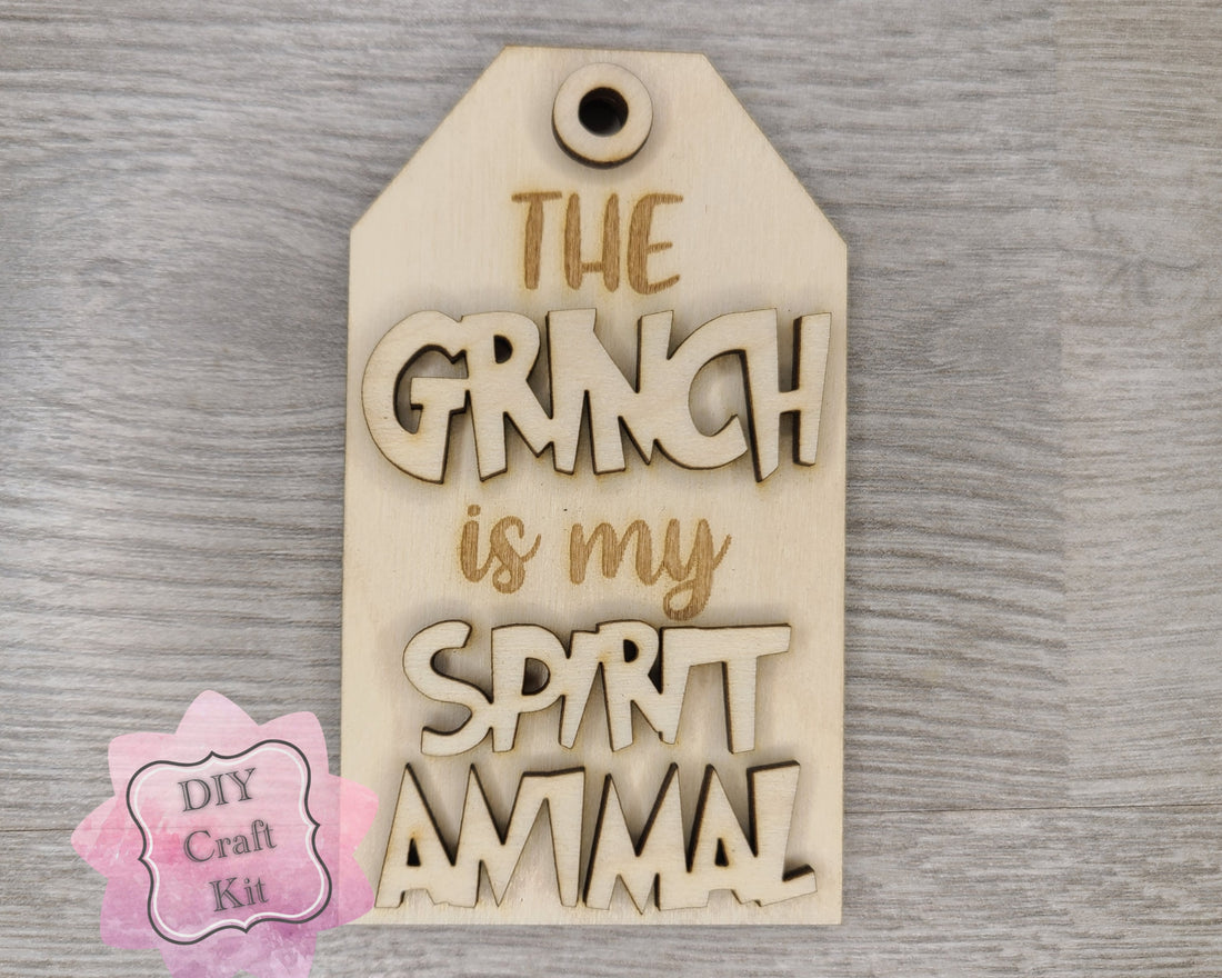 Grinch Tag | #3817 – Craft Kits 2 Go