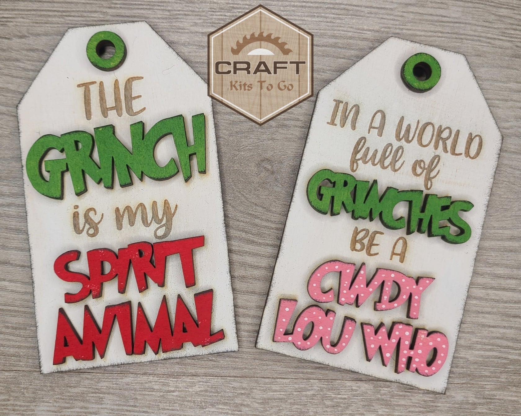Grinch Tag | #3817 – Craft Kits 2 Go