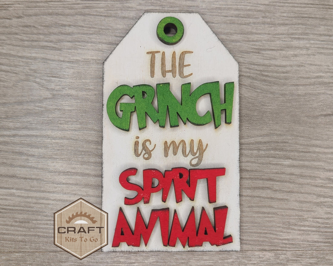 Grinch Tag | #3817 – Craft Kits 2 Go