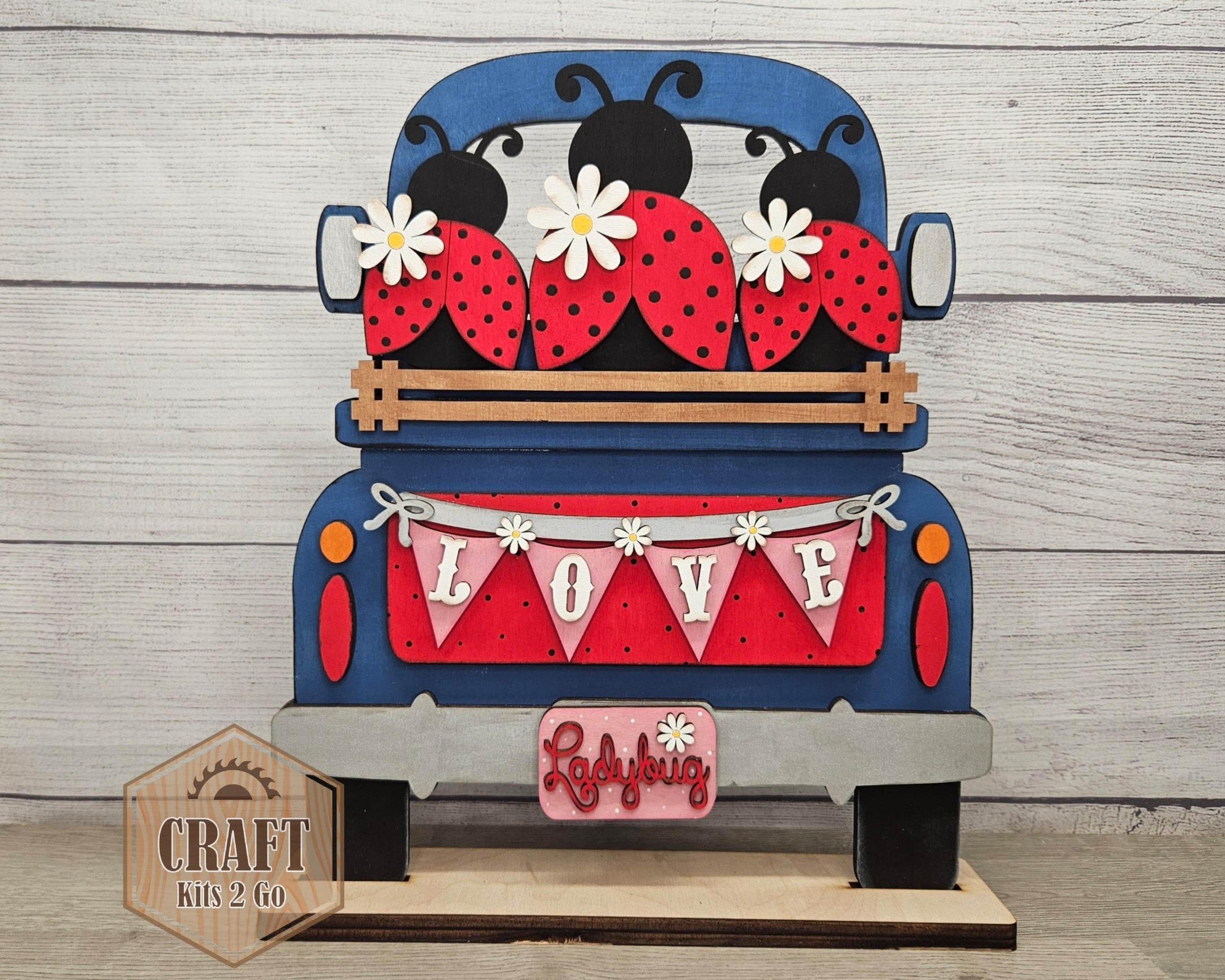 Interchangeable Truck | LADY BUG INSERT | #200001 -31 – Craft Kits 2 Go