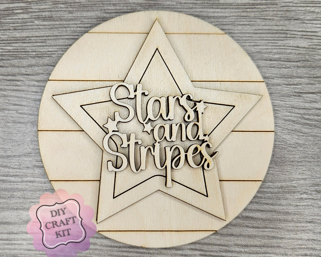 Stars & Strips Star Round | #4234 – Craft Kits 2 Go