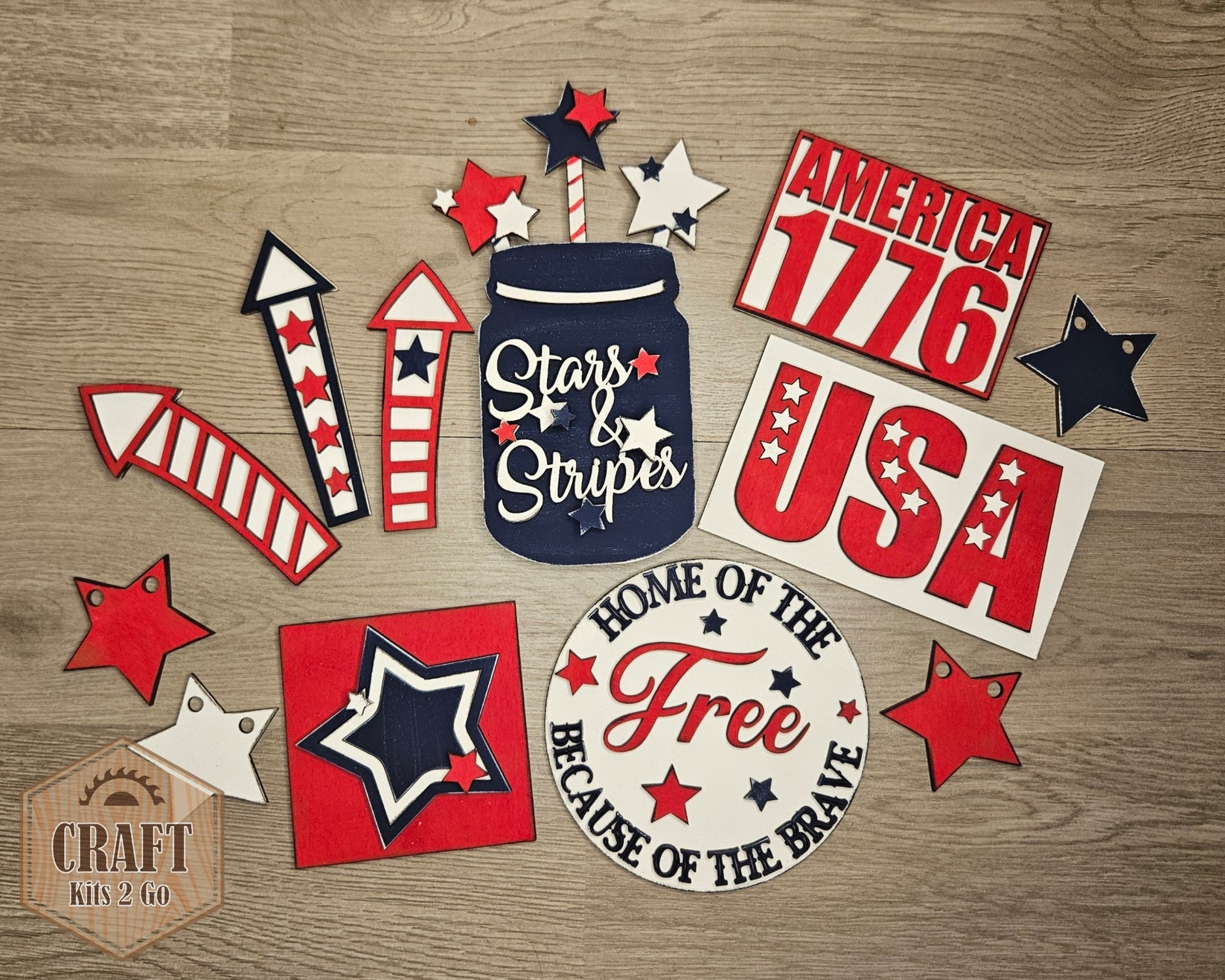 Stars & Strips Sparklers |#2734 – Craft Kits 2 Go