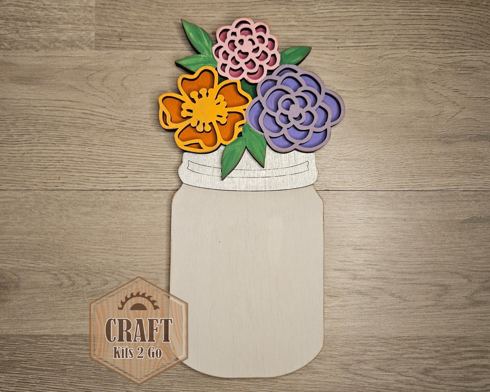 Jar of Spring Flowers | #2746 – Craft Kits 2 Go