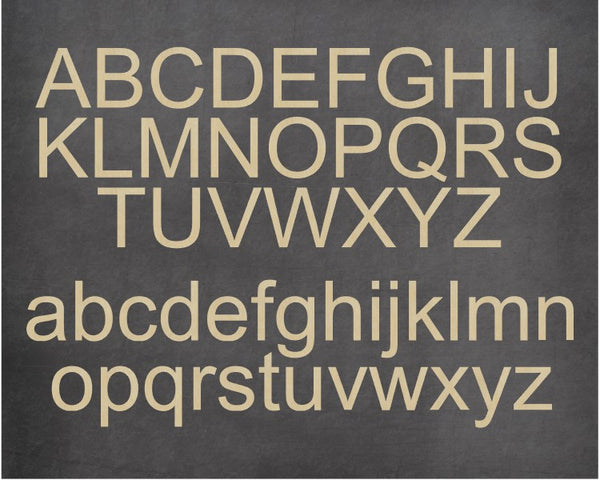 Custom Letters #3228 - Multiple Sizes Available - Unfinished Wood Cuto ...