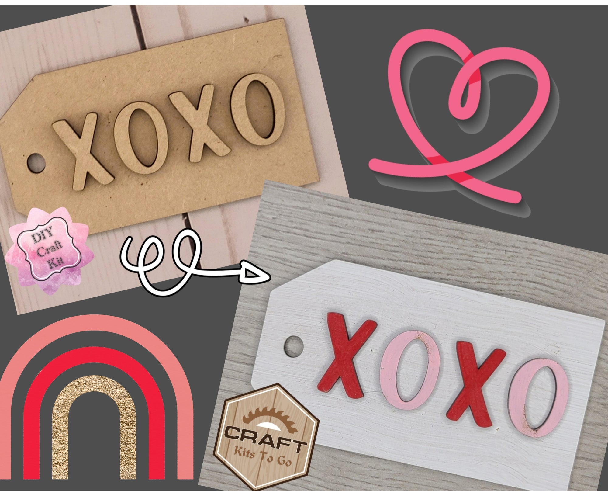 XOXO Tag | #2489 – Craft Kits 2 Go