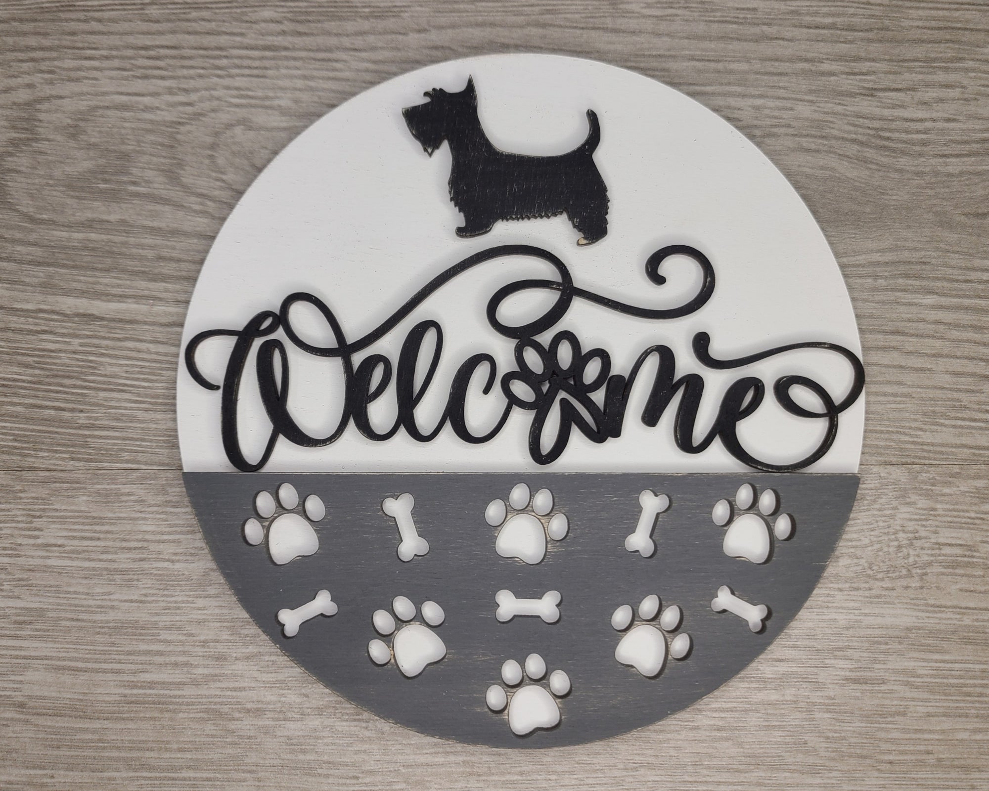 Dog Welcome Sign | Welcome Home Sign | Dog Sign | DIY Craft Kits | Pai ...