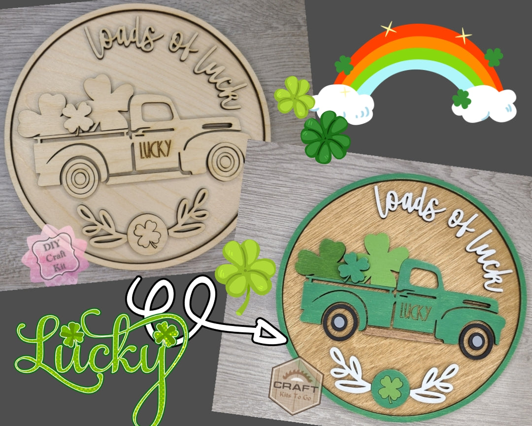 Loads of Luck Truck | Farm Truck | ST. Patrick's Day Crafts | DIY Craf ...