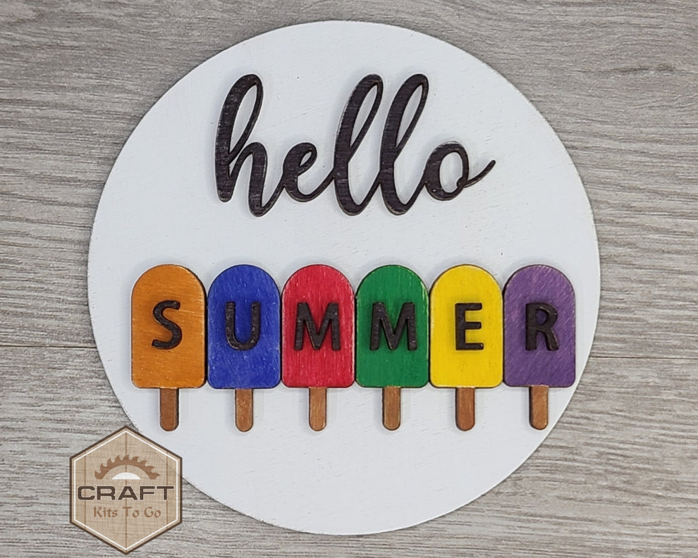Hello Summer Sign | #2239 – Craft Kits 2 Go