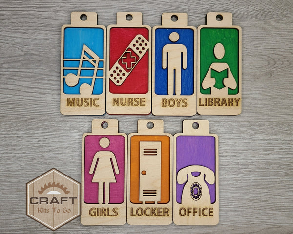 School Hall Pass | Teacher | Class | Hall Passes | DIY Craft Kits | Pa ...