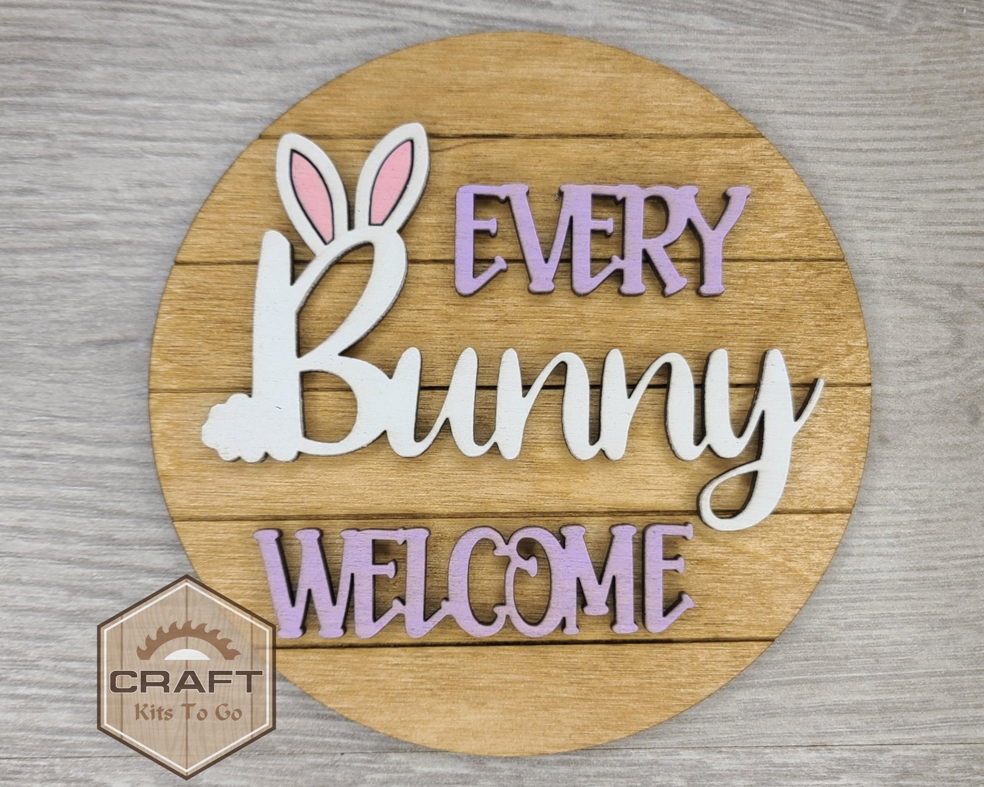 Every Bunny Welcome Sign | #3550 – Craft Kits 2 Go