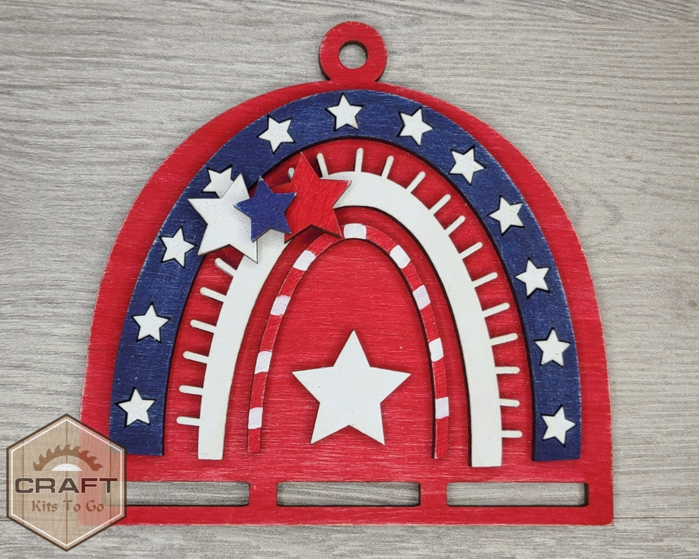 4th of July Macramé Kit | Patriotic Decor | Summer Crafts | DIY Craft ...