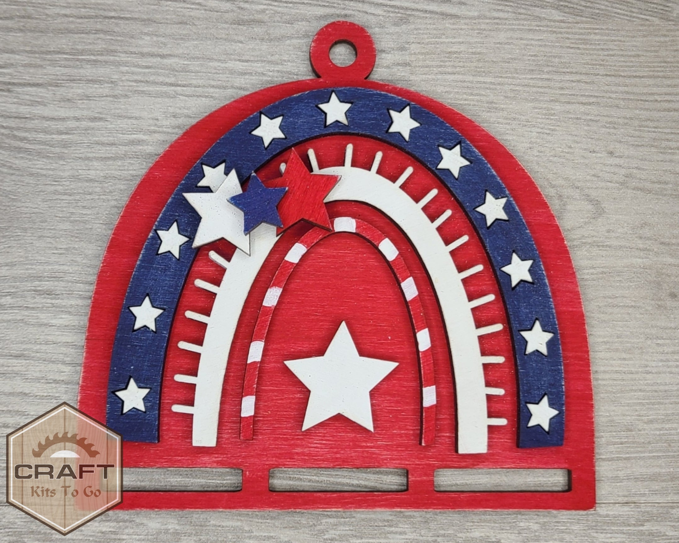 4th of July Macramé Kit | Patriotic Decor | Summer Crafts | DIY Craft ...