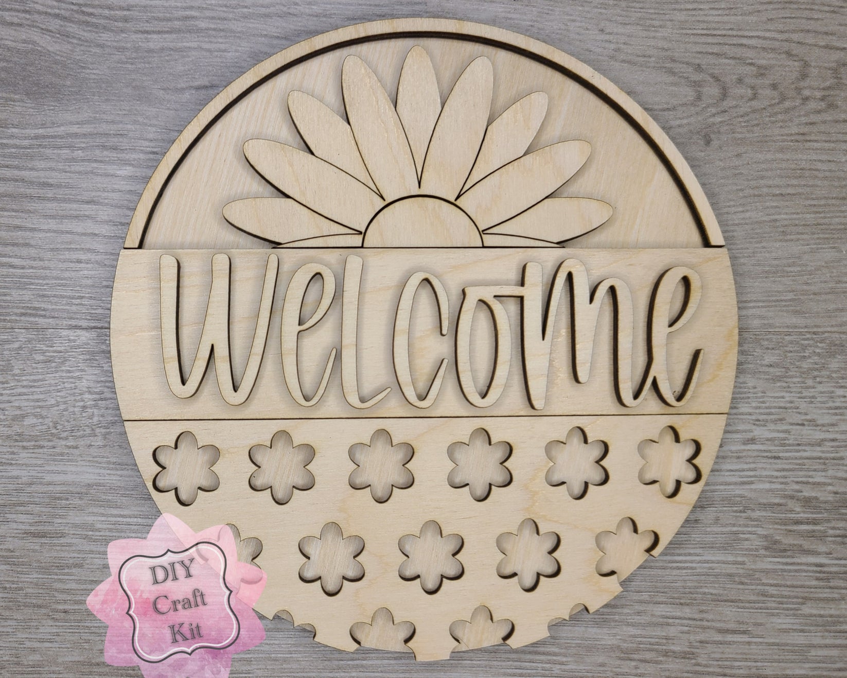 Daisy Welcome Sign | #3123 – Craft Kits 2 Go