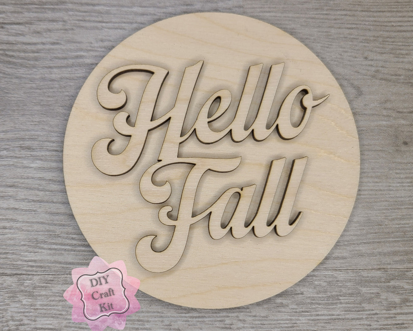 Hello Fall Round | #3539 – Craft Kits 2 Go