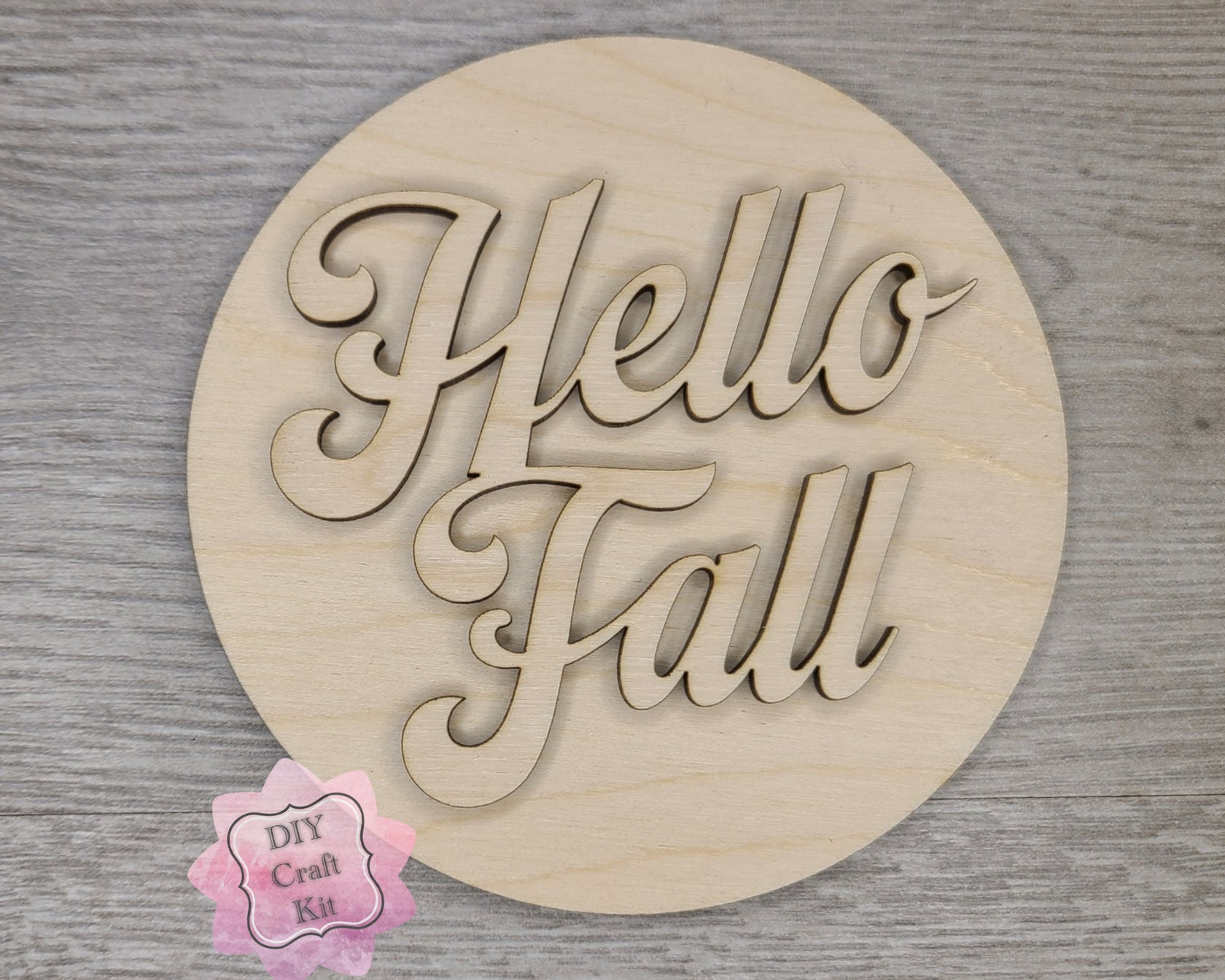 Hello Fall Round | #3539 – Craft Kits 2 Go
