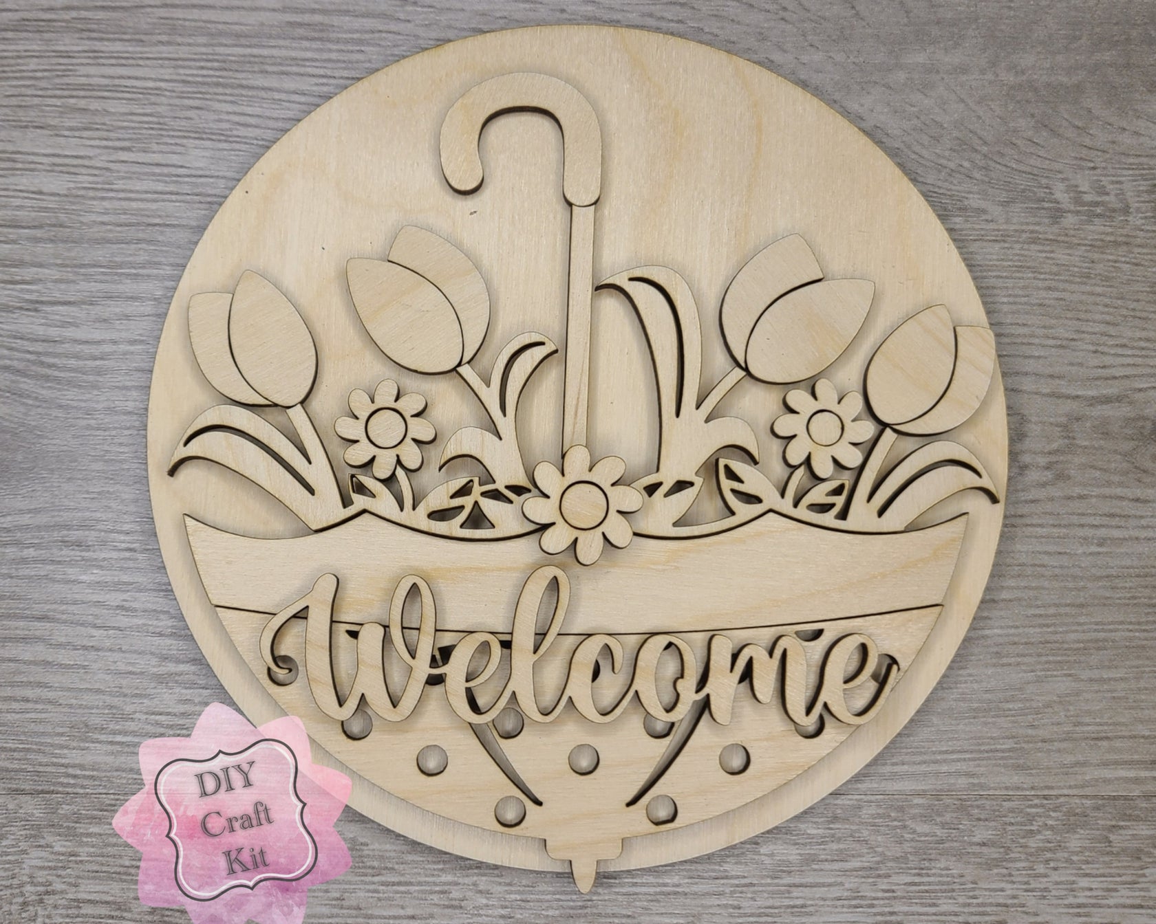 Welcome Spring Sign | #3601 – Craft Kits 2 Go