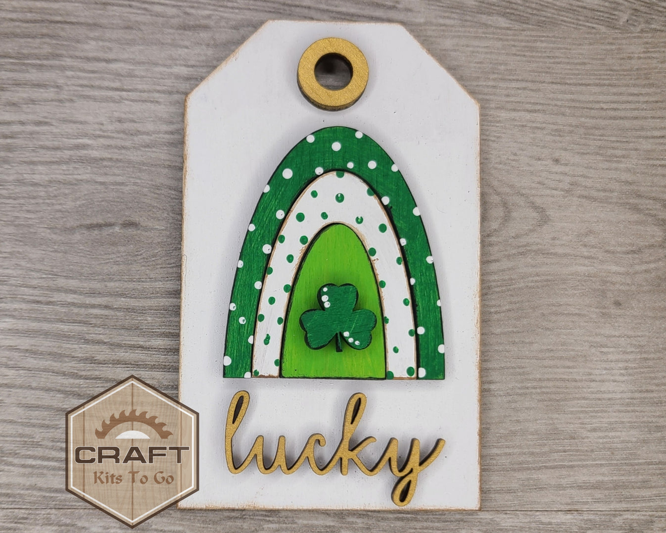 Lucky Rainbow Tag | #3657 – Craft Kits 2 Go