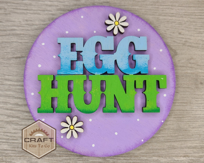 Easter Egg Hunt Sign | #3610 – Craft Kits 2 Go