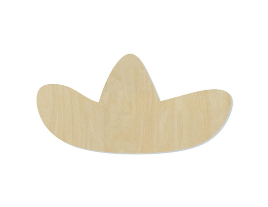 Sombrero wood shape wood cutouts DIY paint kit #2032 - Multiple Sizes ...