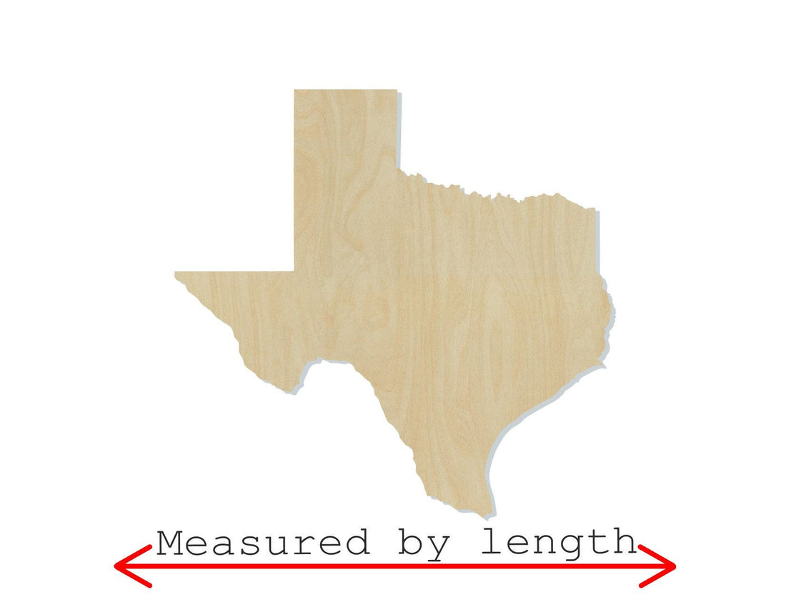 Texas State wood shape wood cutouts State cutouts DIY Paint kit #2093 ...