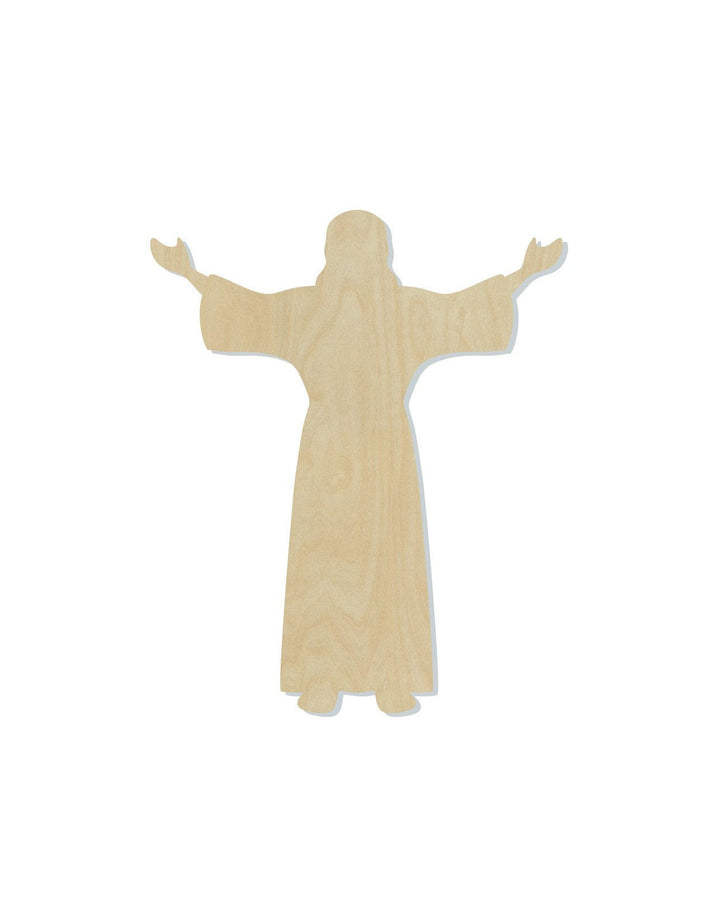 Jesus wood cutouts wood shapes Religion Religious DIY Paint kit #1643 ...