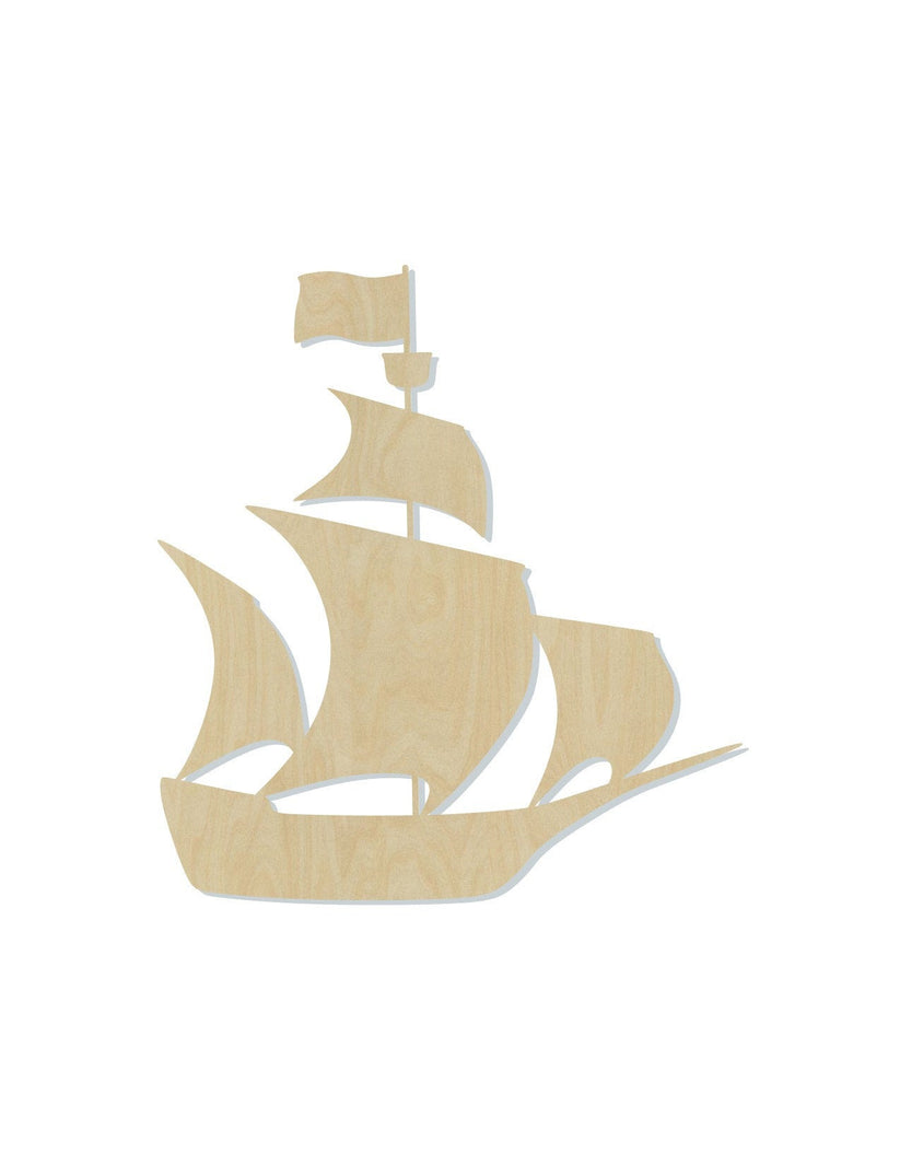 Pirate Ship wood shape wood cutouts DIY Paint kit #1859 - Multiple Siz ...