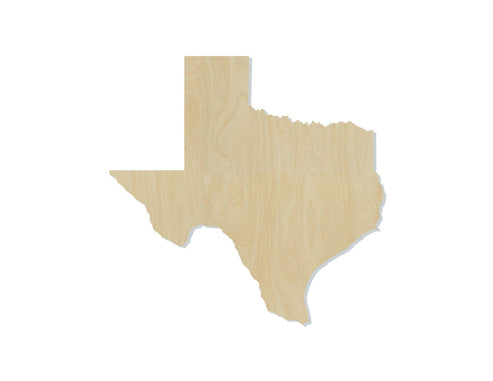 Texas State wood shape wood cutouts State cutouts DIY Paint kit #2093 ...