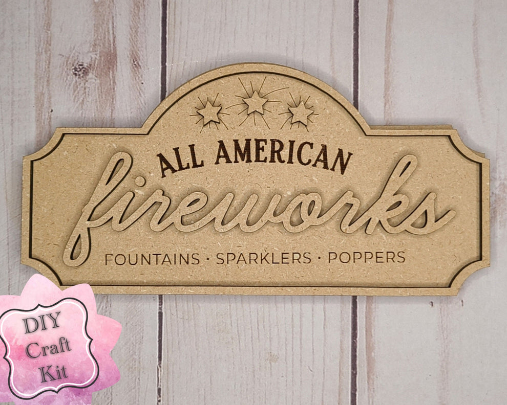 Firework Sign | #2641 – Craft Kits 2 Go