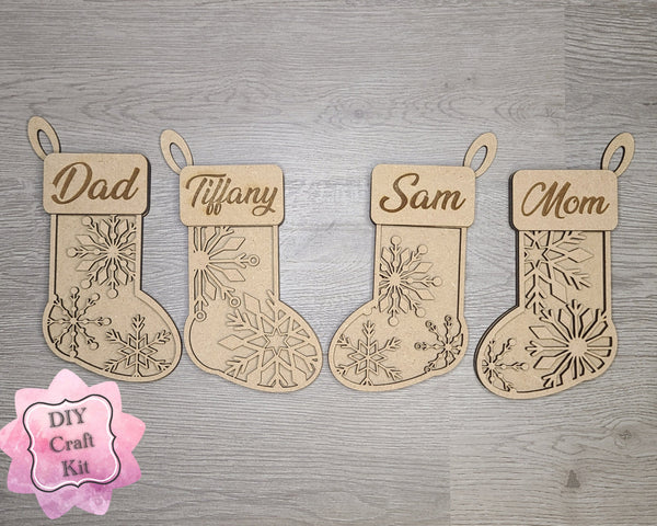 Stocking Name Tag | #3053 – Craft Kits 2 Go