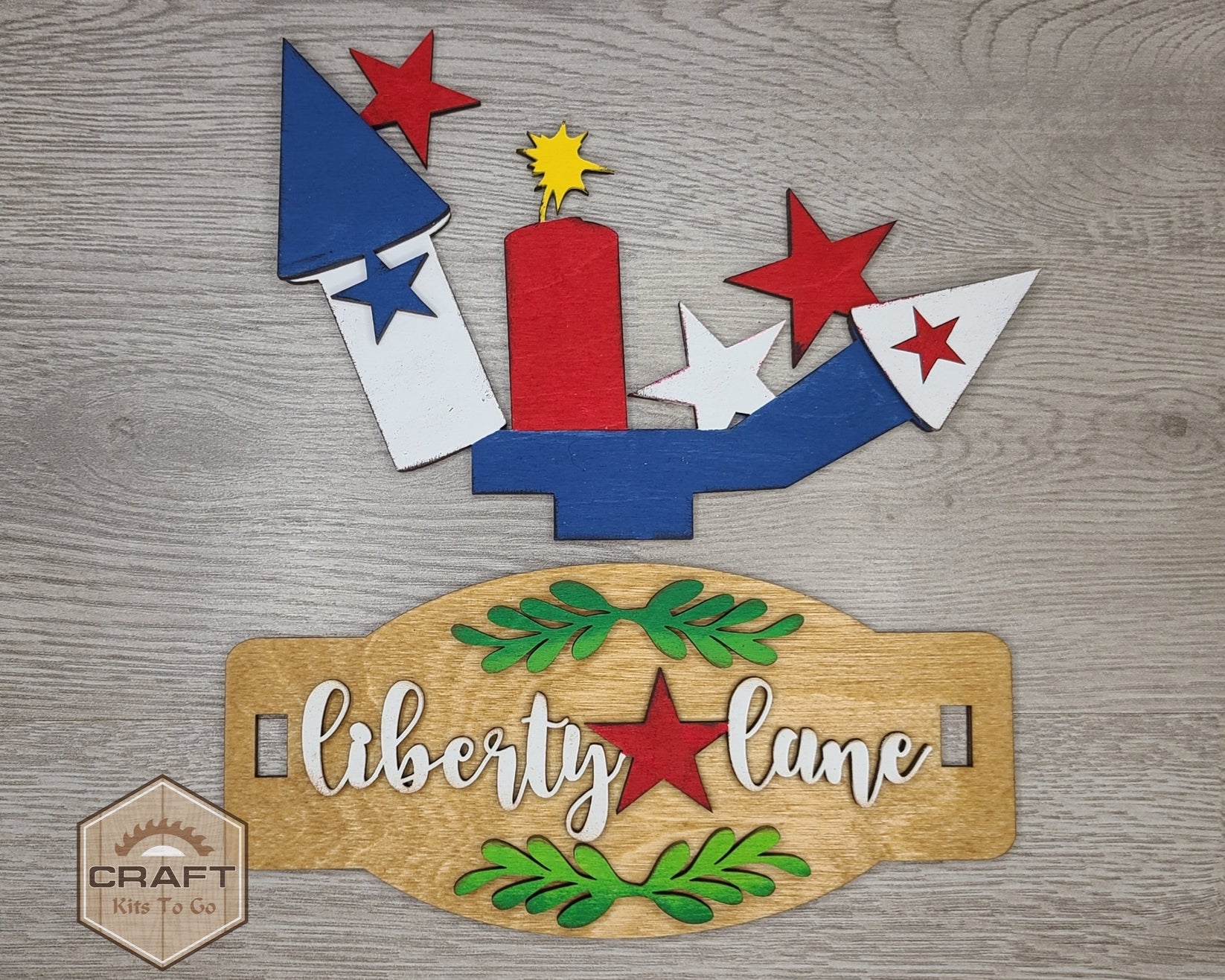 Interchangeable Truck | 4th of July Insert | #200004 – Craft Kits 2 Go